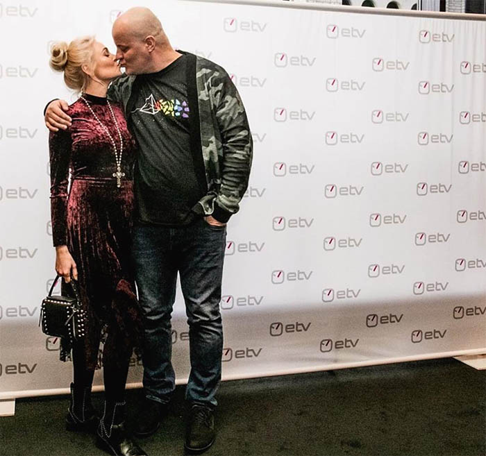 FOTO: GRETE KLEIN ja tema kallim Ergo Kuld üksteisele armastust jagamas